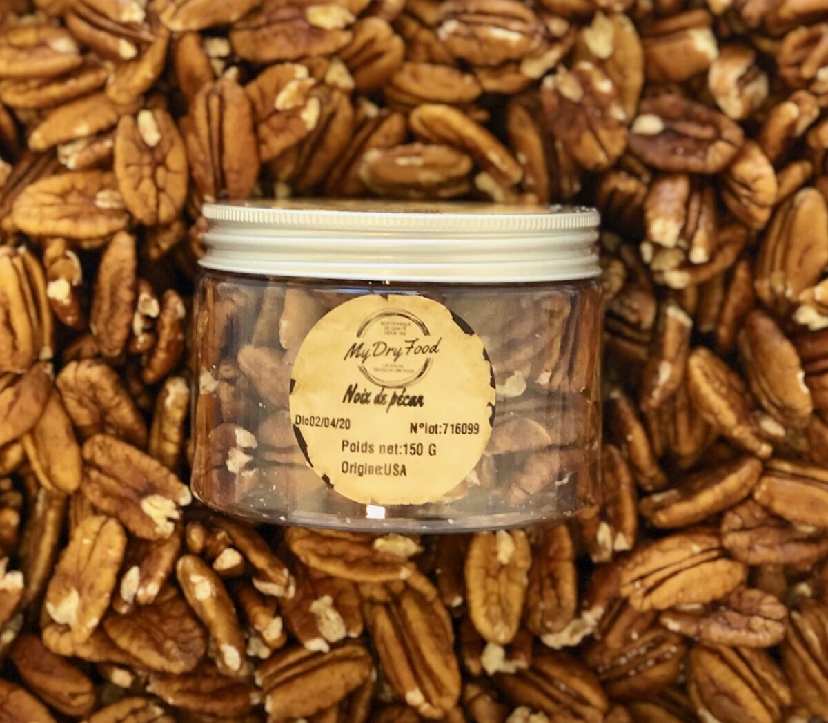Noix de Pécan – la boite de 150g – Planète Fruits