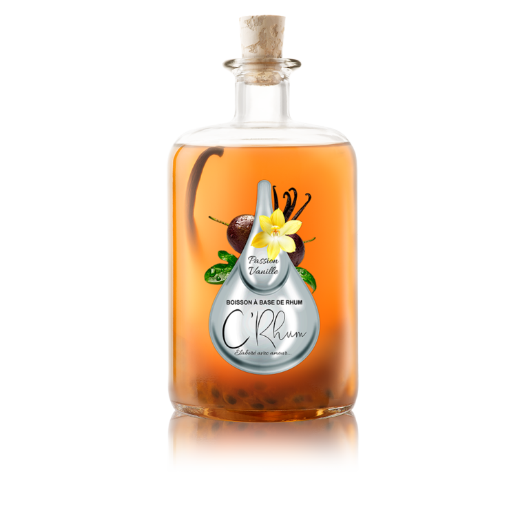 Rhum élaboré Passion / Vanille – la bouteille de 70cL – Planète Fruits